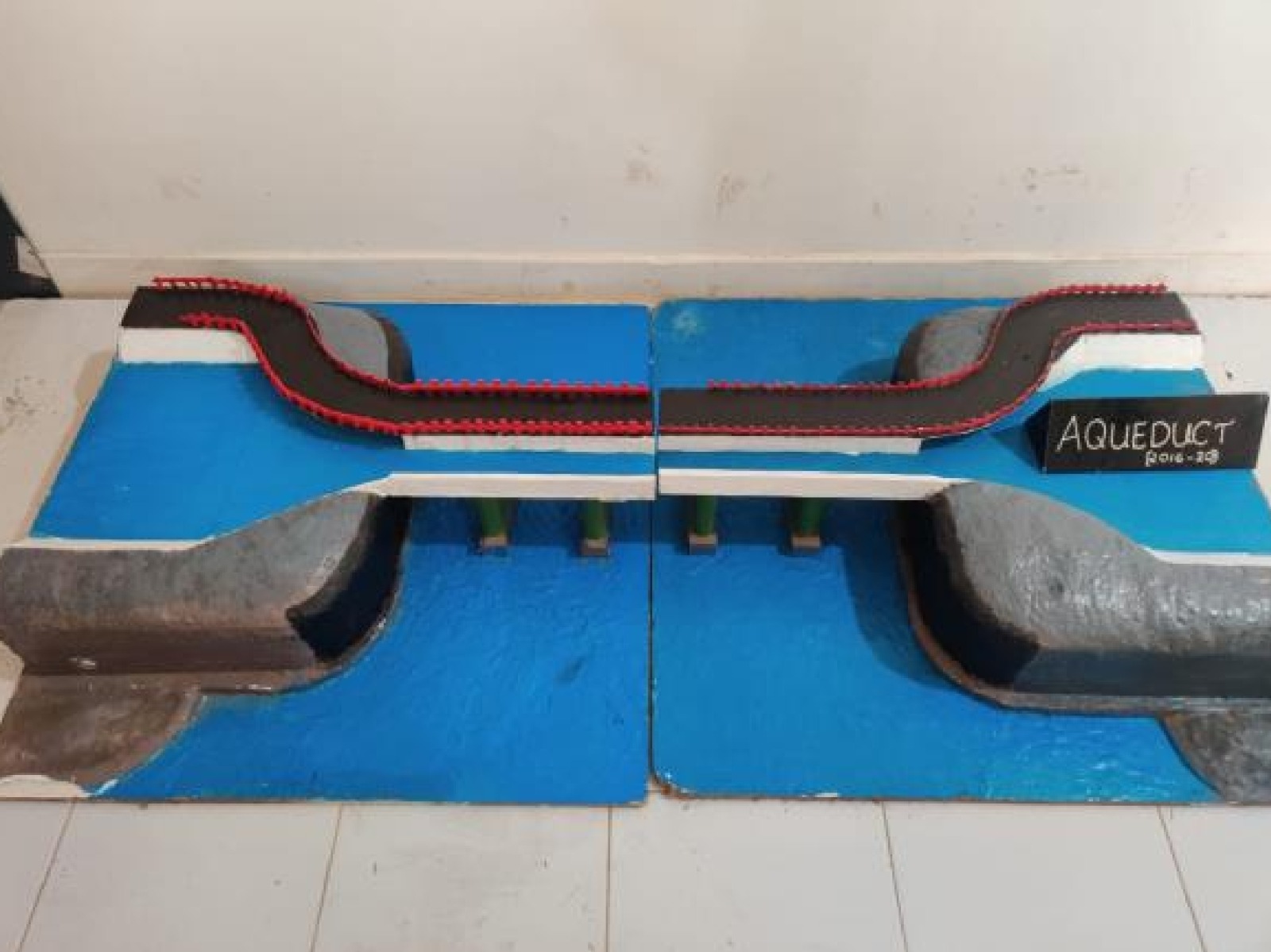 Three-dimensional models developed for Syphon Aqueduct, Aqueduct and ...