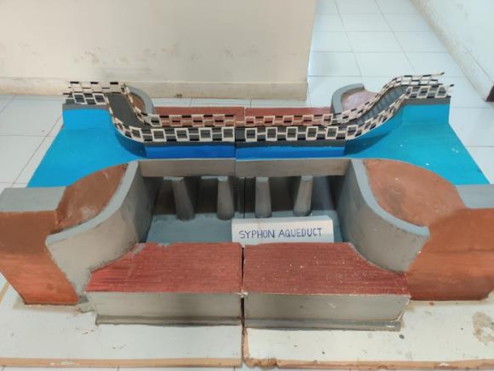Three-dimensional models developed for Syphon Aqueduct, Aqueduct and ...
